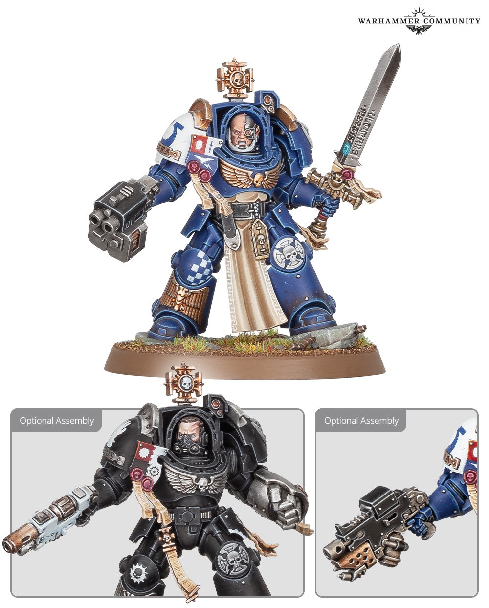Space Marines: Captain in Terminator Armour — Underworld Gaming Ireland